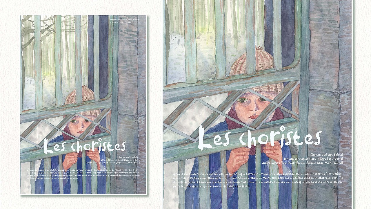 商业海报设计·放牛班的春天_小婉兔兔-站酷ZCOOL