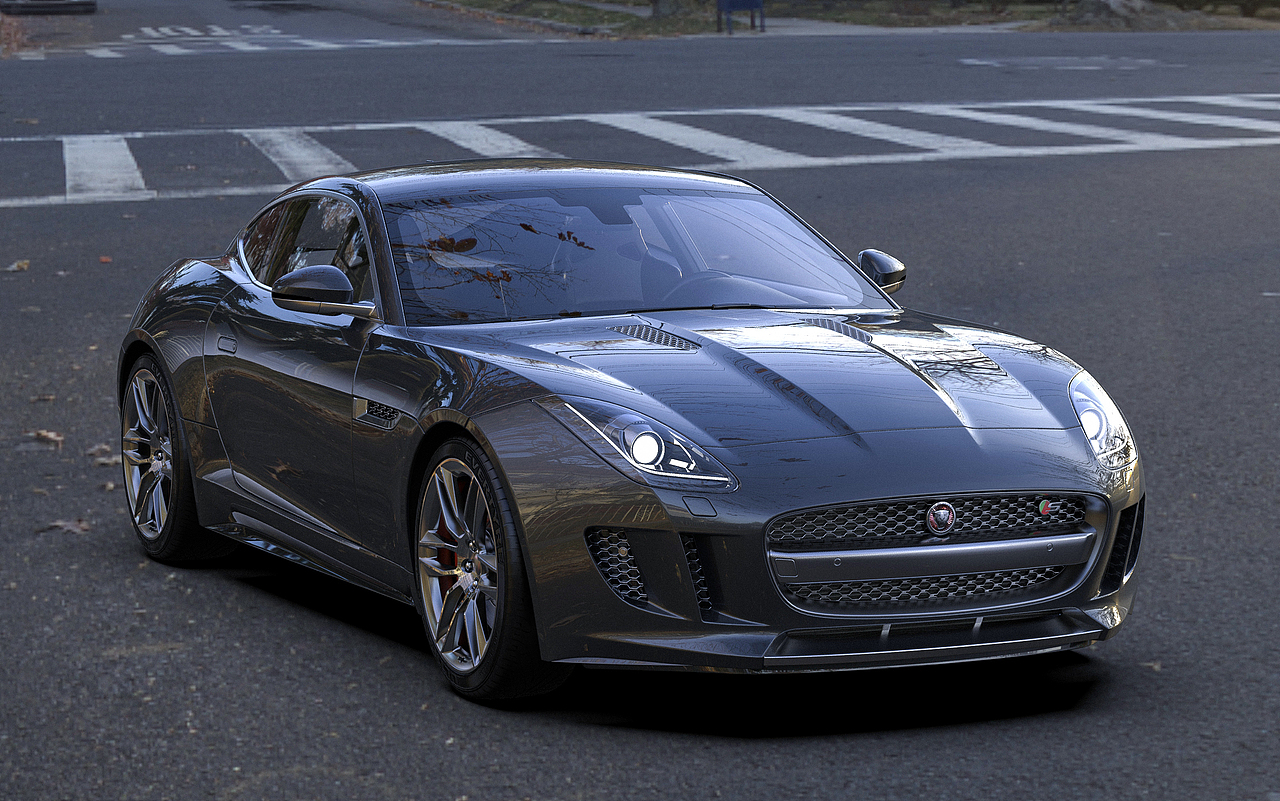 捷豹ftype渲染（keyshot）_那青红设计教育-站酷ZCOOL