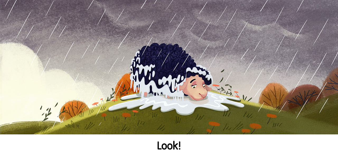 A Happy Sheep_木子文化-站酷ZCOOL