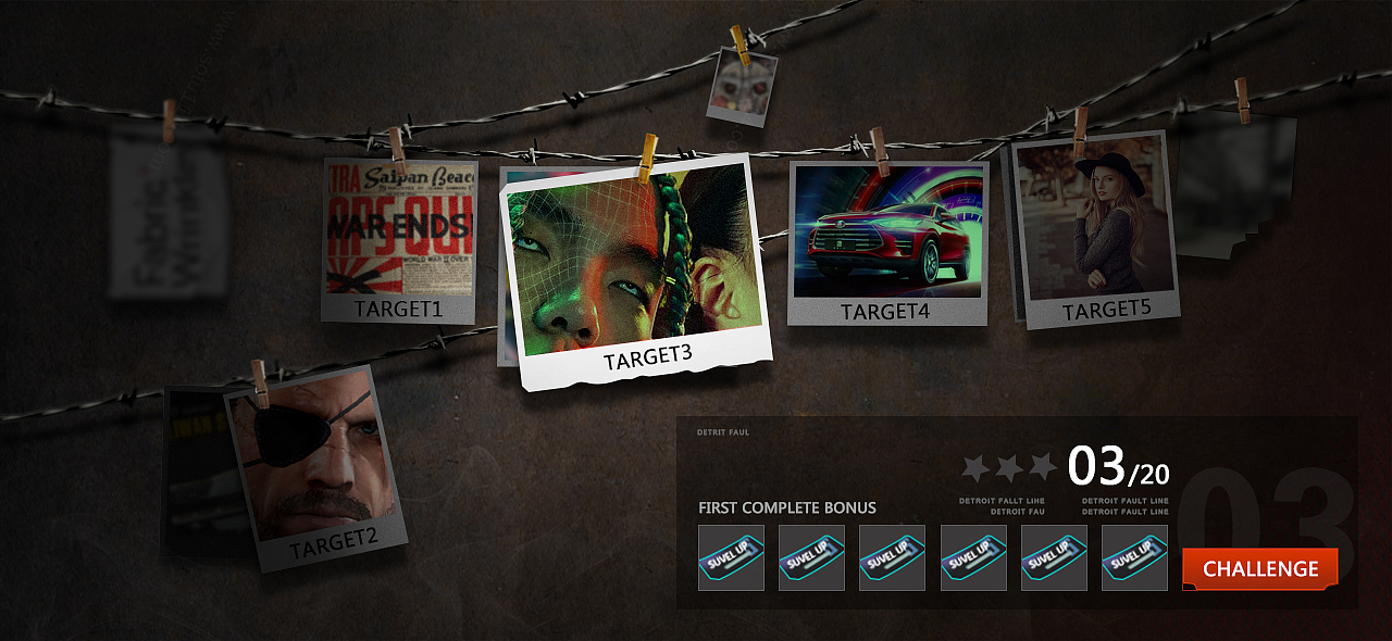 游戏UI练习_沉睡的槟榔-站酷ZCOOL