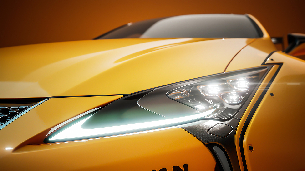 LC500 LBWK 宽体套件 UE4_ShawnHu001-站酷ZCOOL