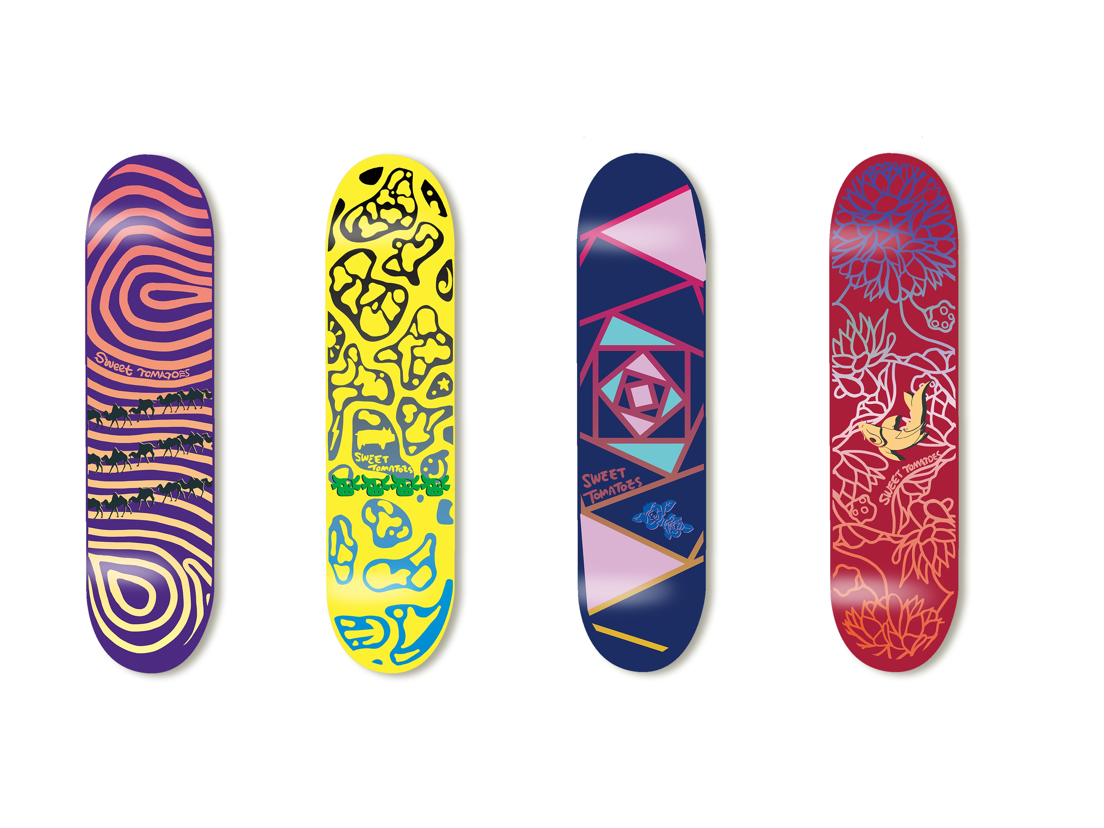 Tomatoes滑板 自然系列_阿夏Asha-站酷ZCOOL