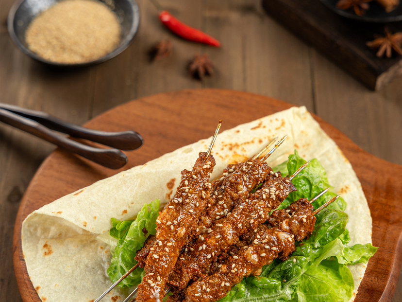 烤肉卷饼拍摄核桃视觉 站酷zcool