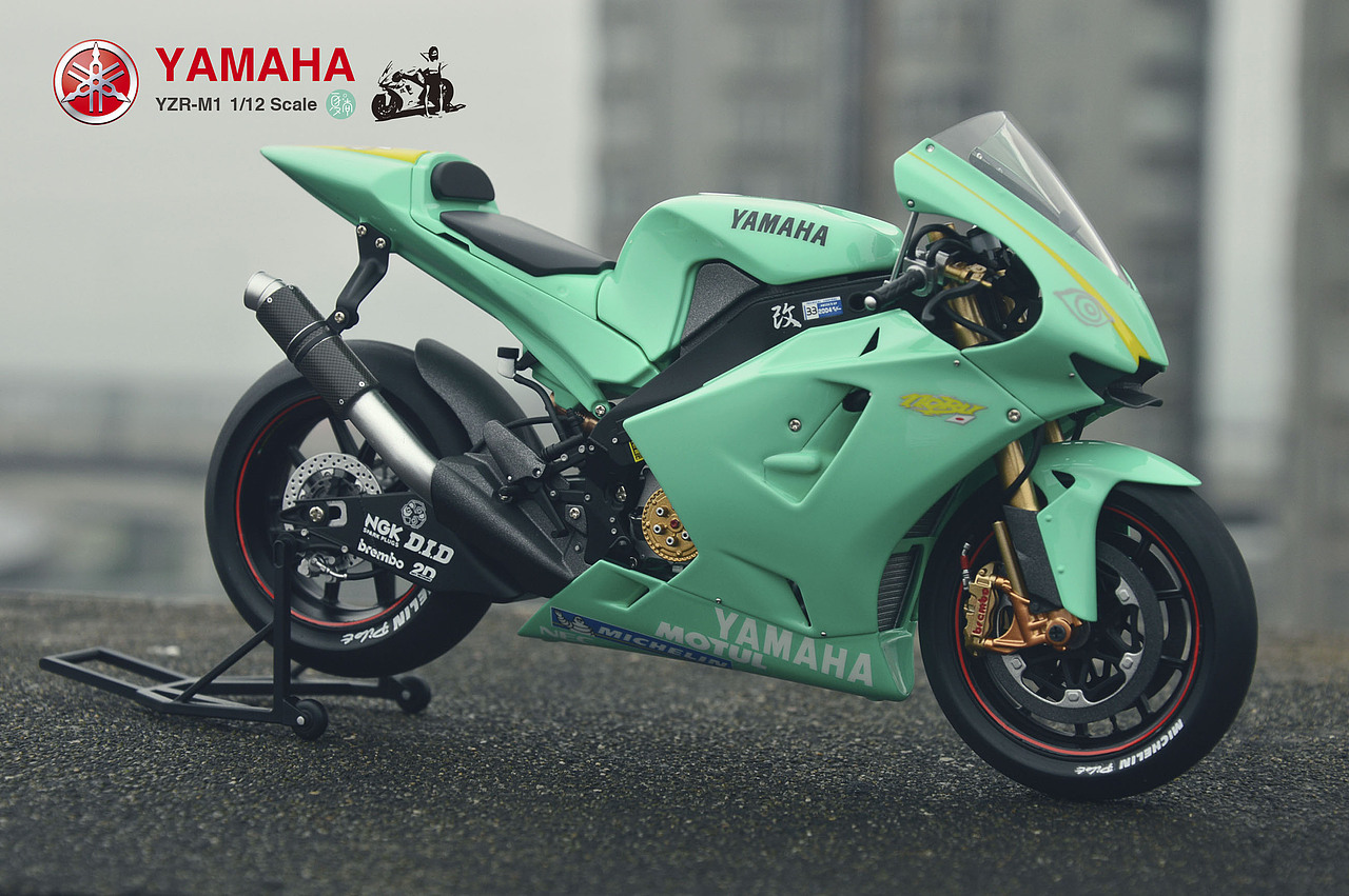 田宫 1:12 雅马哈YZR-M1_一夏南一-站酷ZCOOL