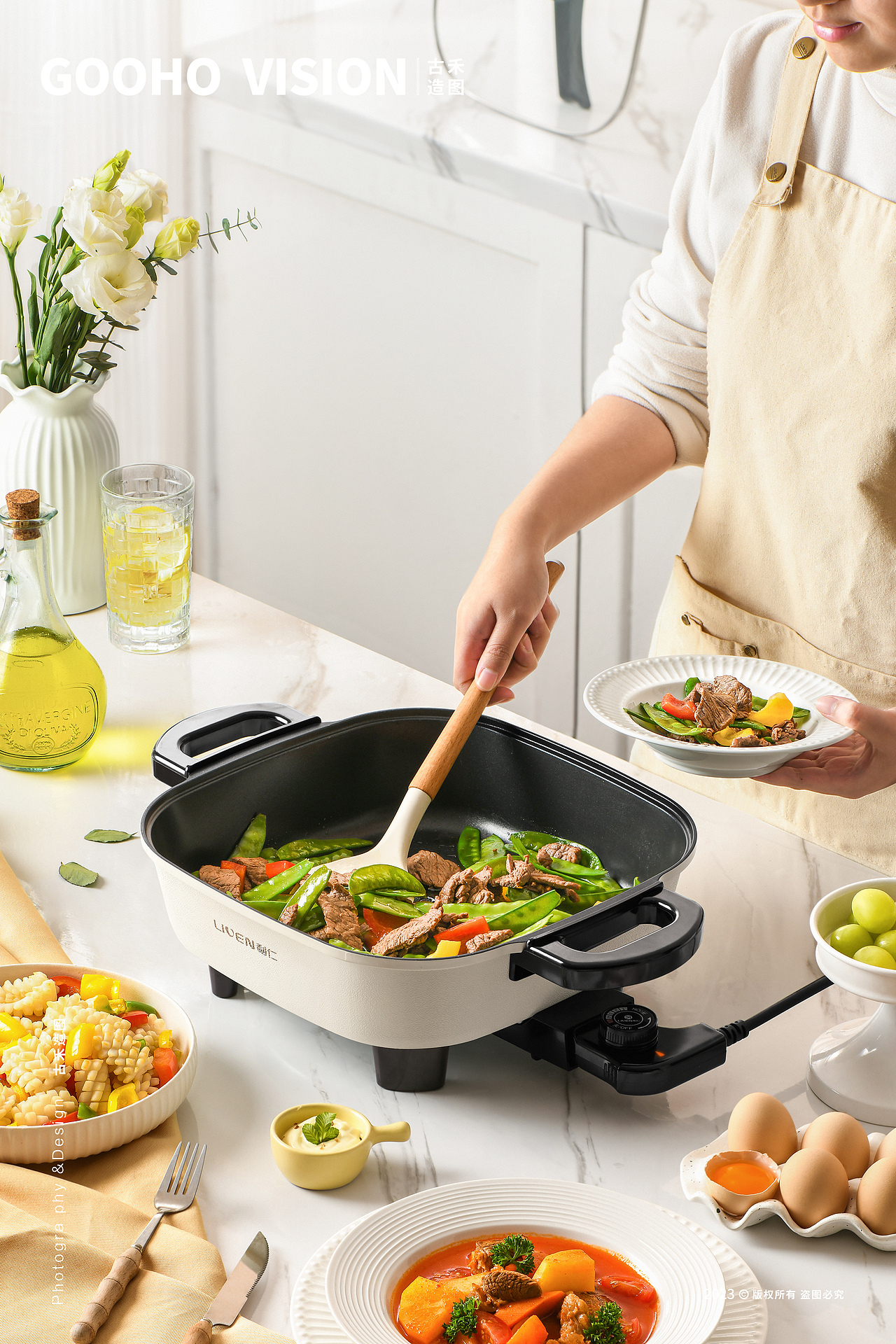 利仁电火锅丨古禾造图 GOOHO VISION_古禾造图-站酷ZCOOL