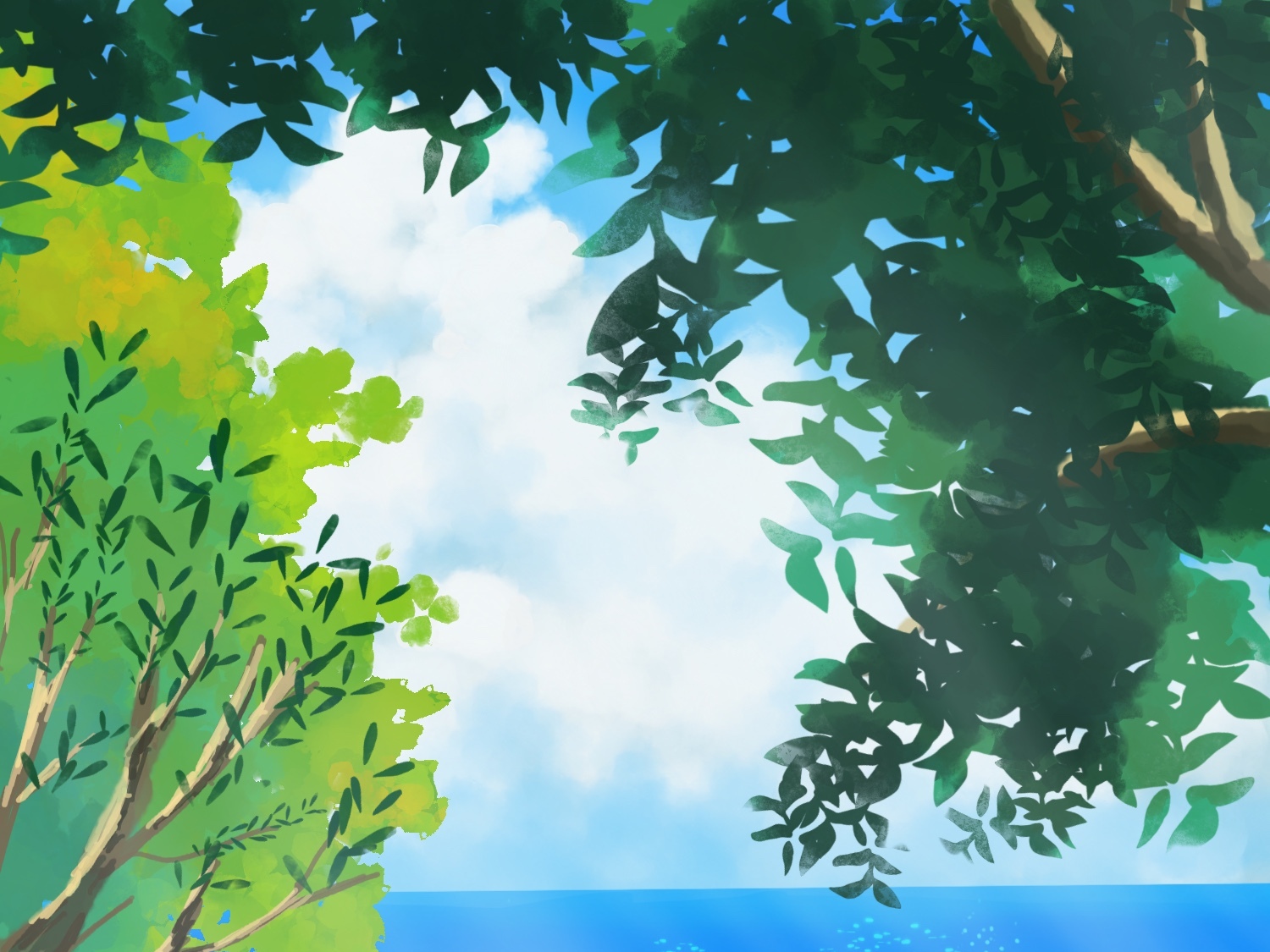 清凉一夏_石墨青上-站酷ZCOOL