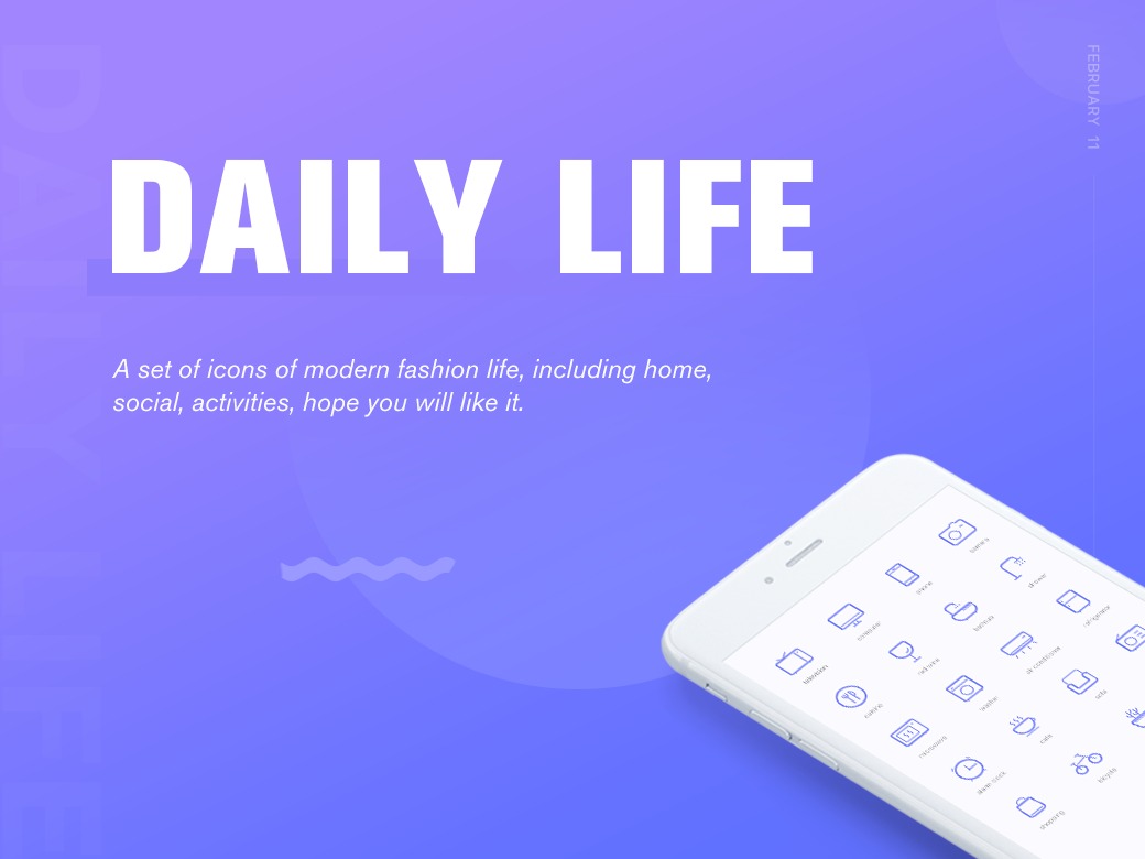 DAILY ICON_张柒七-站酷ZCOOL