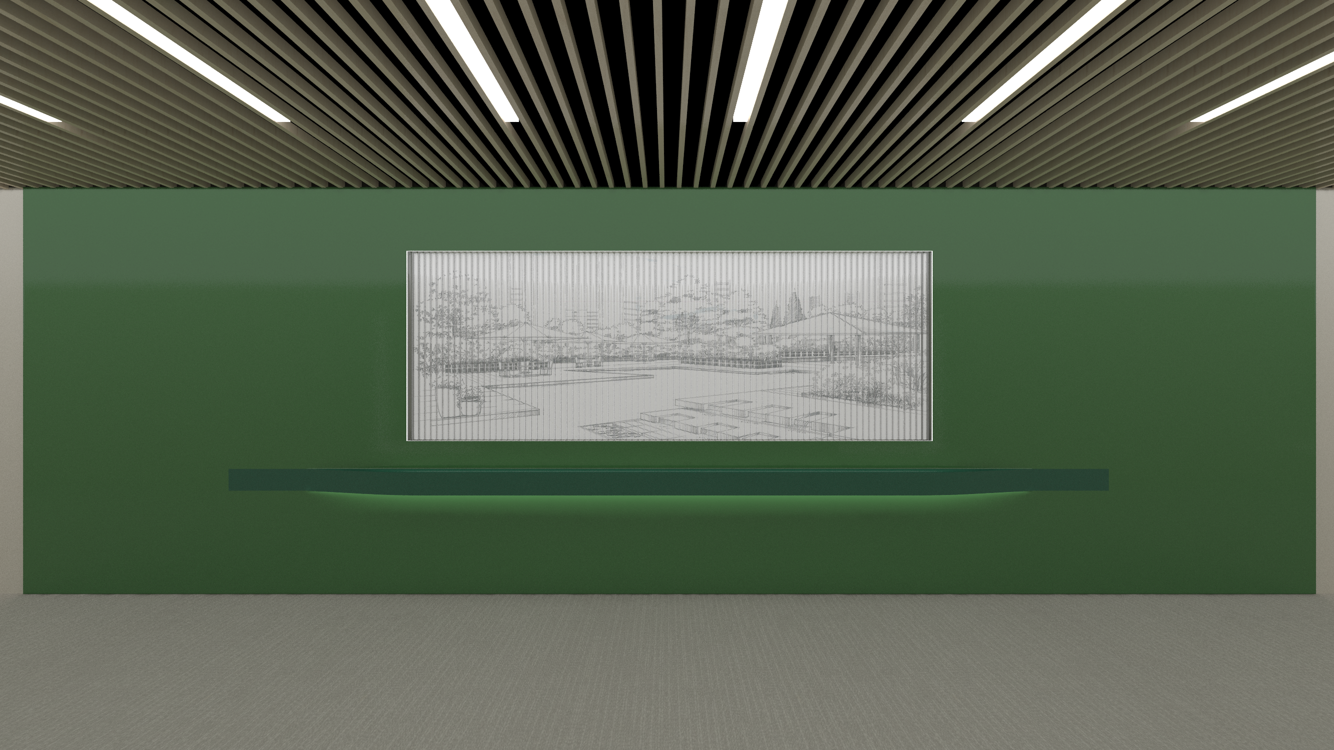 看房通道设计，已落地202307_千花之树-站酷ZCOOL