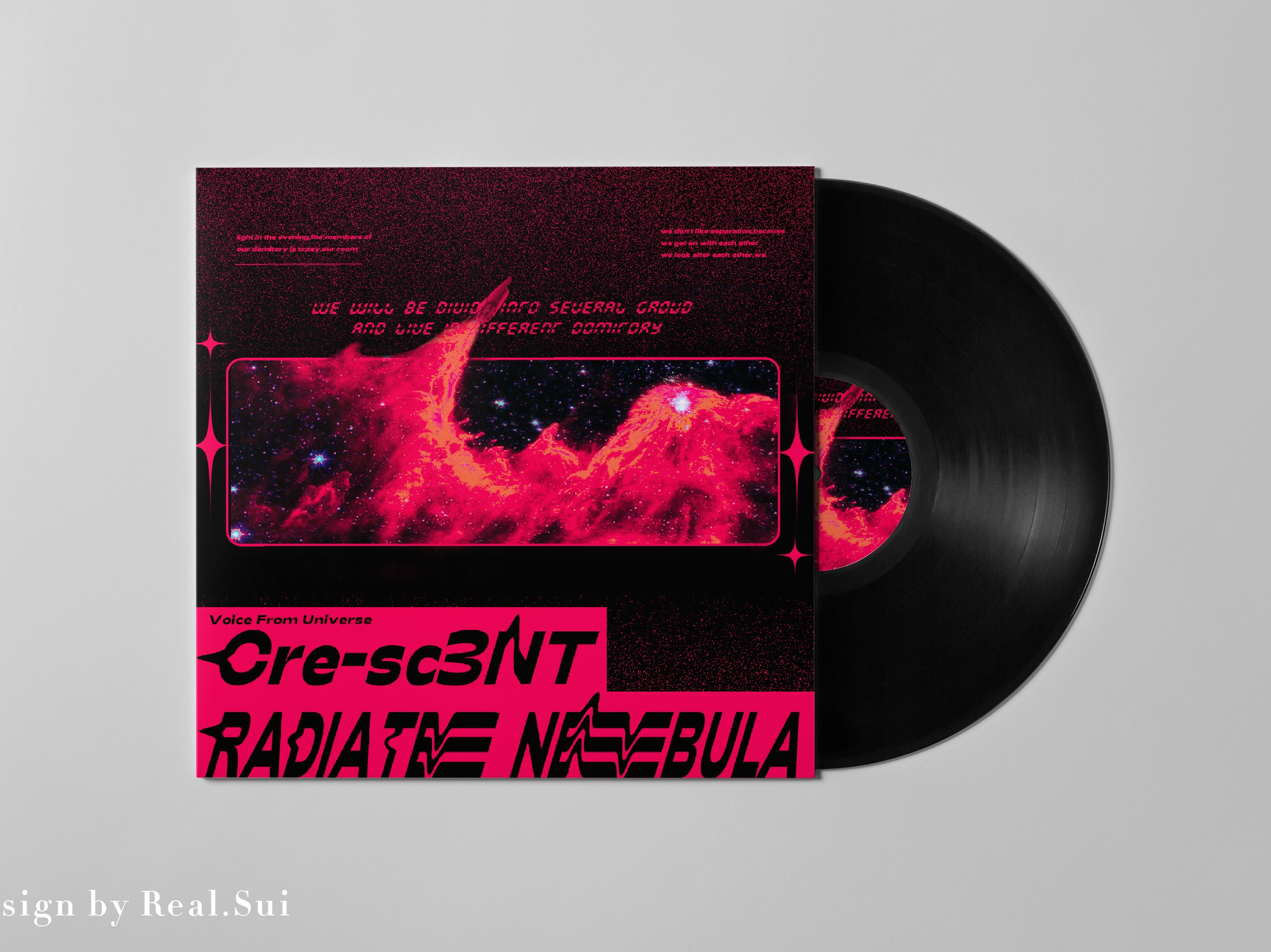 《Radiate Nebula》CRE-SC3NT 音乐封面设计_RayraySu-站酷ZCOOL