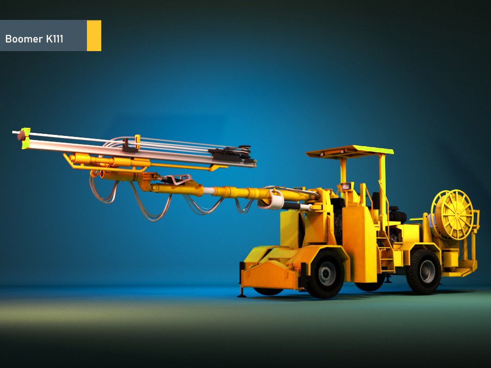 凿岩台车_XZMH-站酷ZCOOL