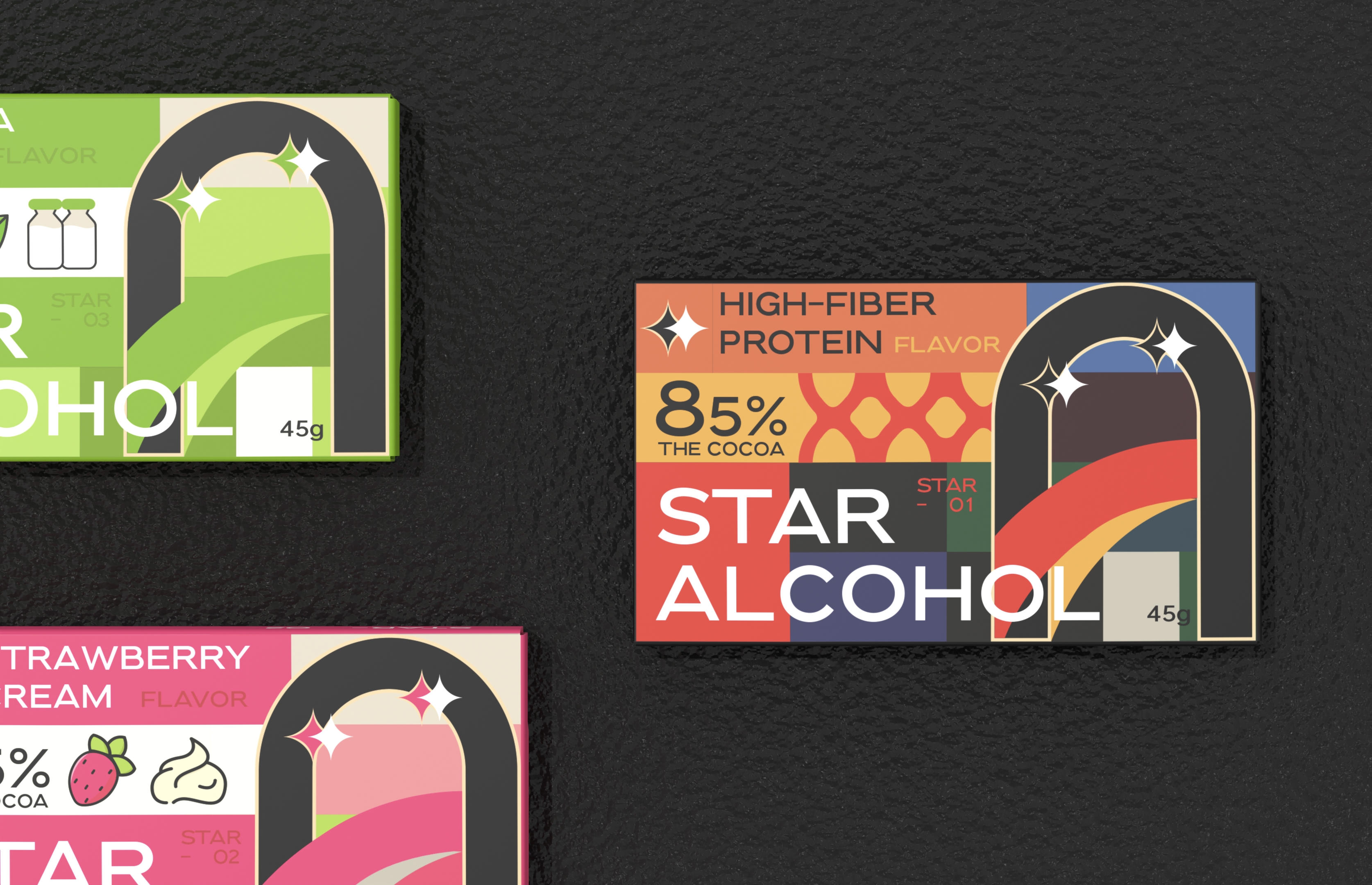 STAR ALCOHOL 星醇 | 巧克力_昊Design-站酷ZCOOL