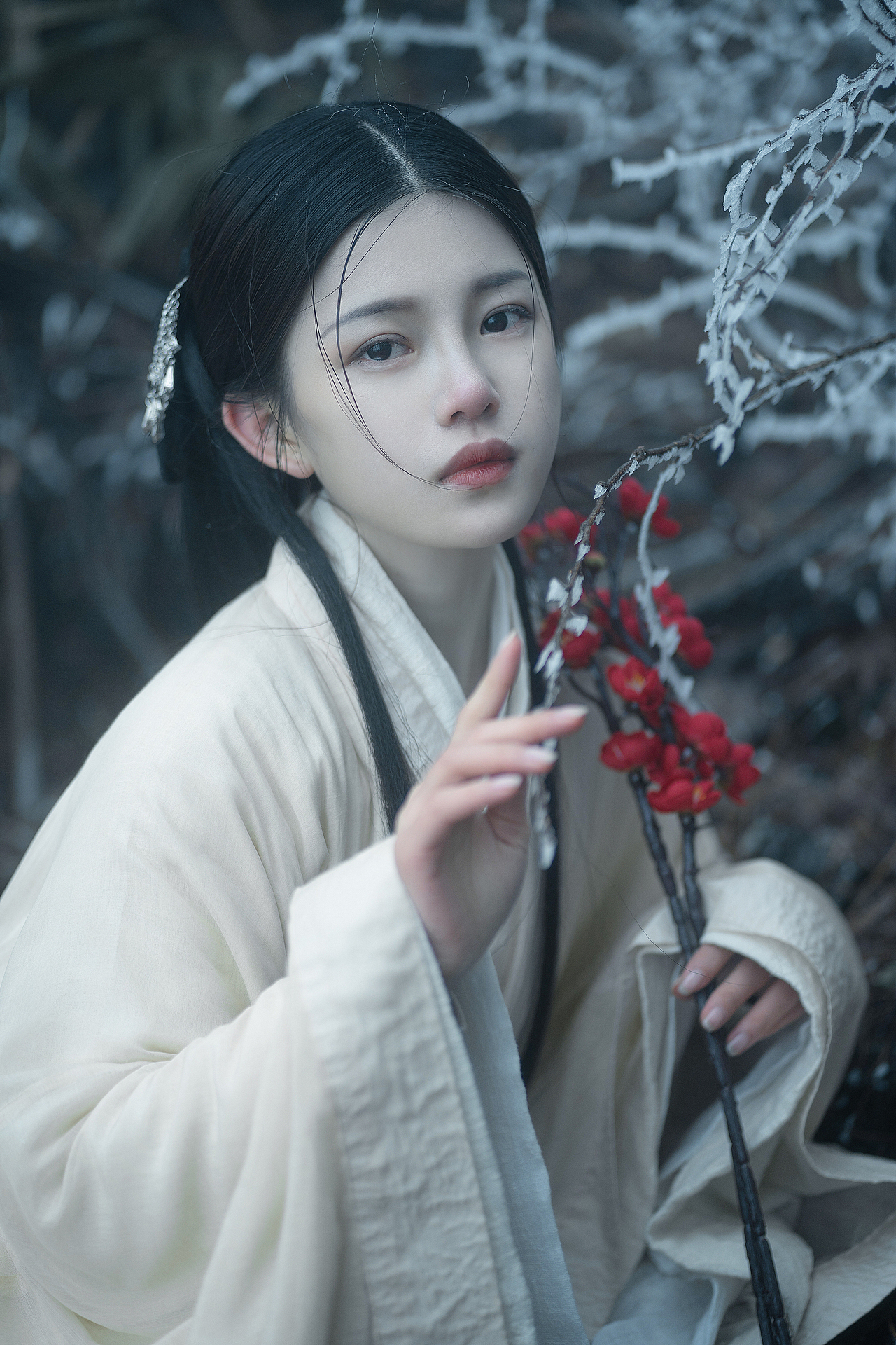 红梅白雪知_忱瑾子-站酷ZCOOL