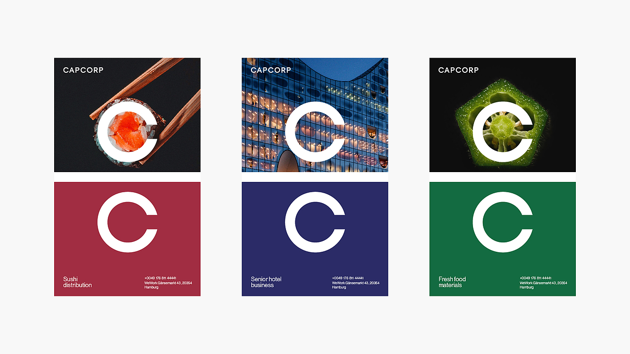 capcorp商业咨询公司标志设计｜咨询品牌vi设计_张韬zhangtao-站酷ZCOOL