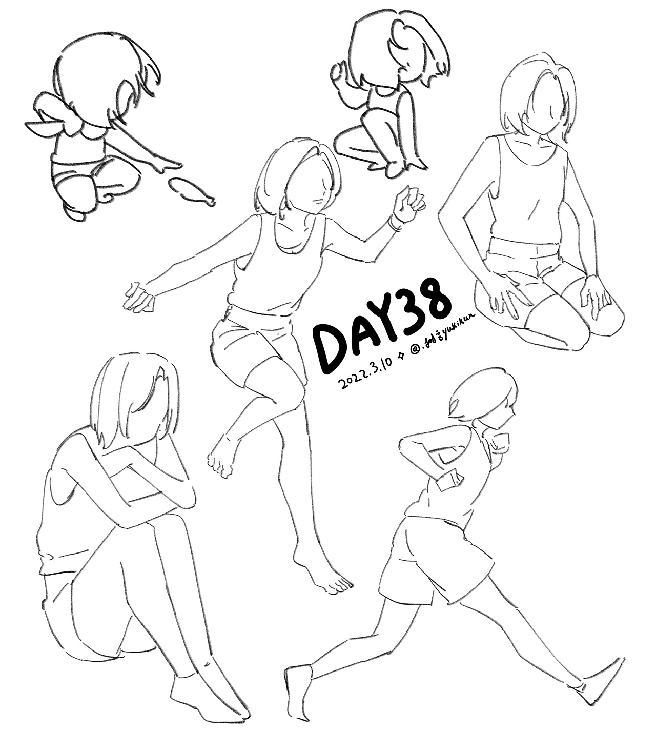 #速写60天挑战赛# day38@速写班长 _树言yukikun-站酷ZCOOL