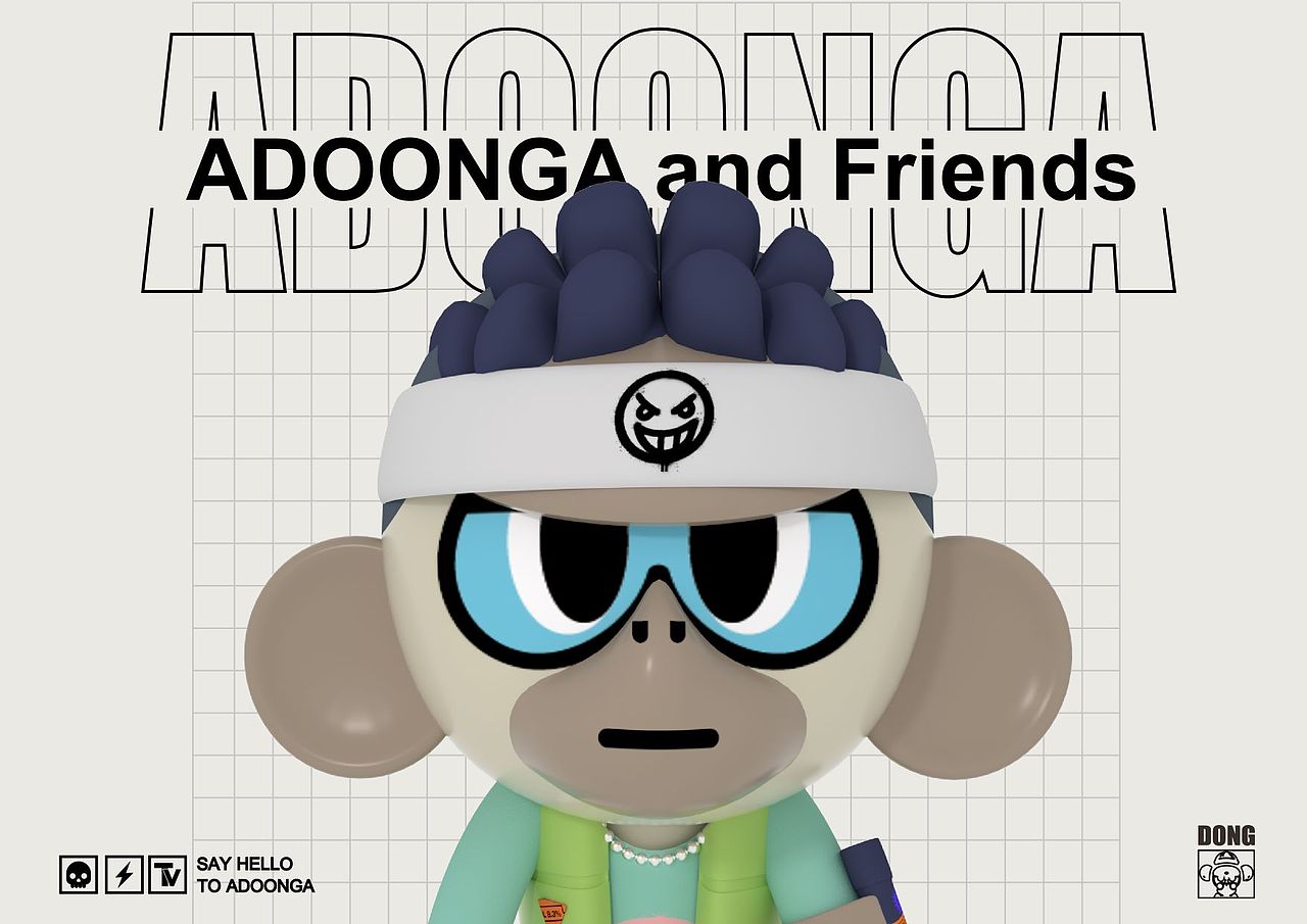 ADOONGA屁屁猩Ip设计_ZY罗蒙洛-站酷ZCOOL