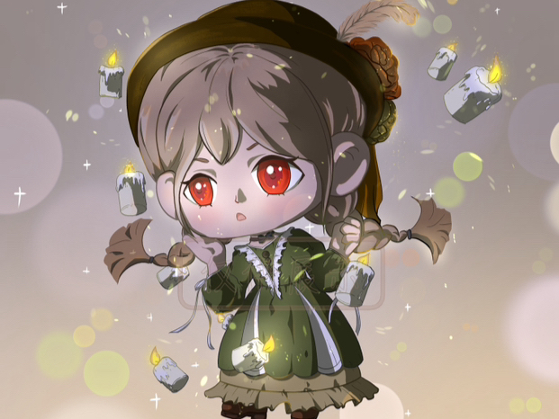 Q版少女_每天画画的Luna-站酷ZCOOL