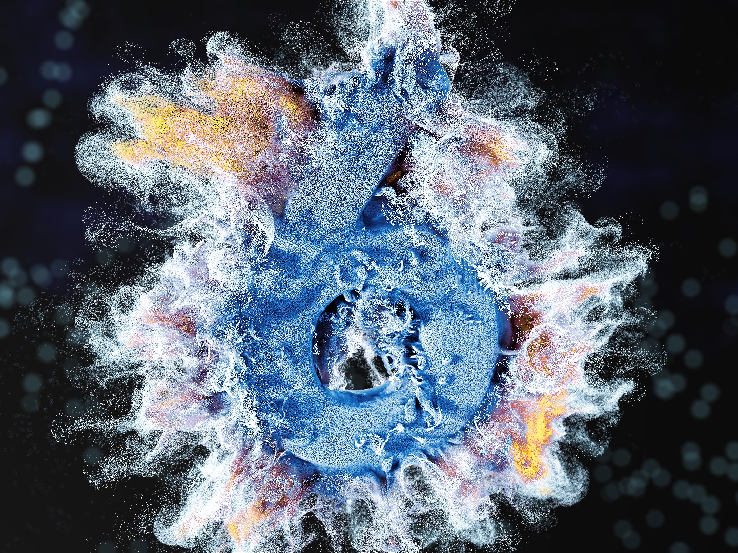 c4d xp粒子烟雾形态模拟_Oron-站酷ZCOOL