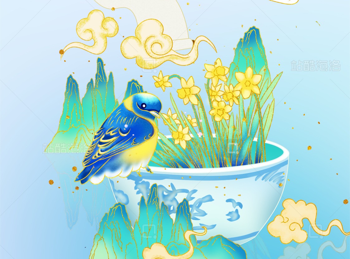 国潮插画_MN酱ing-站酷ZCOOL