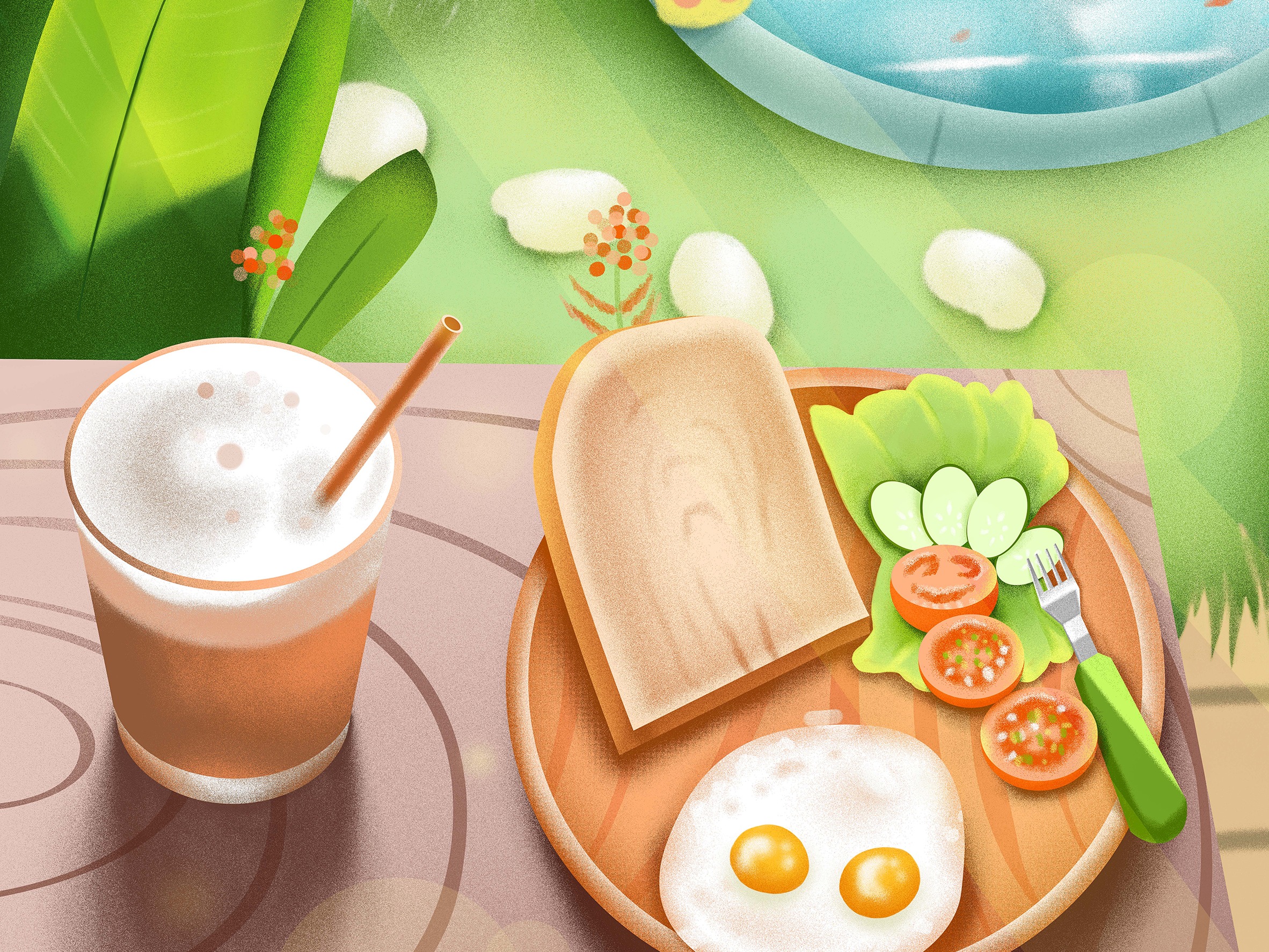 早晨_池鱼M-站酷ZCOOL