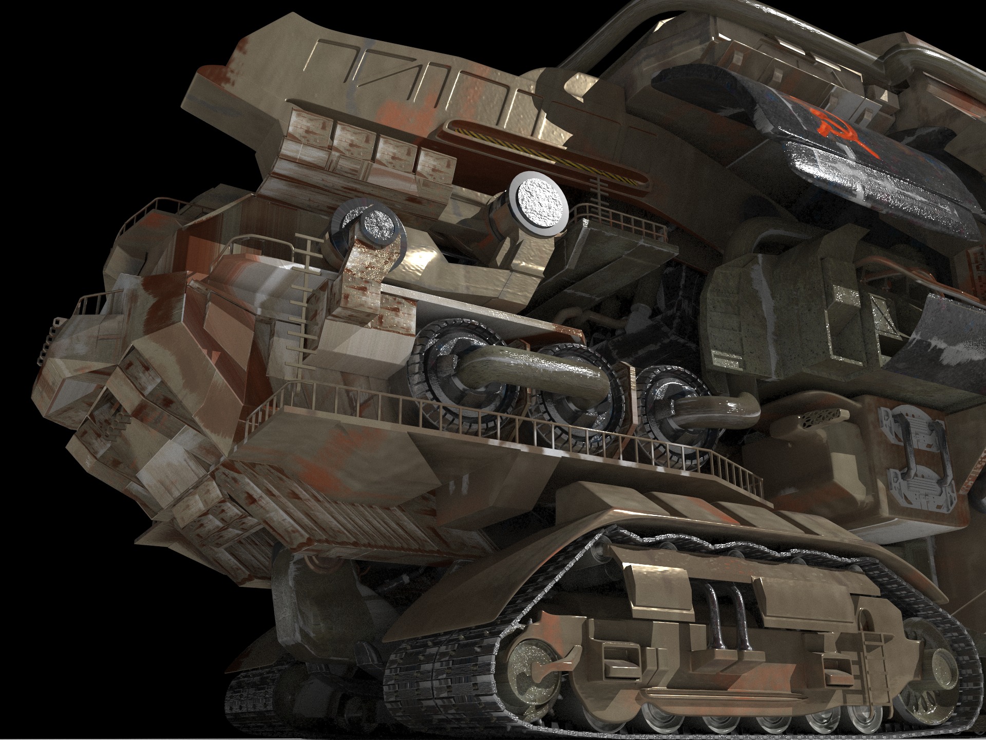 苏联基地车 Soviet MCV_青月晓-站酷ZCOOL