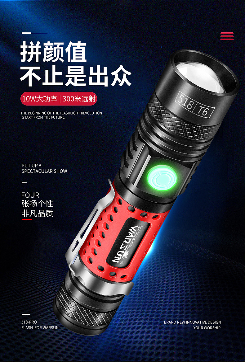 来一张老早以前的手电筒精修海报！！！_JAMES_ROM-站酷ZCOOL