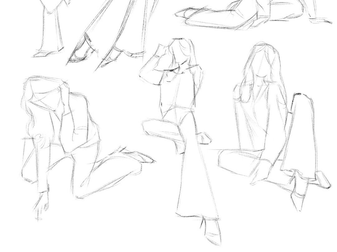 #速写60天挑战赛# day3 @速写班长_和速写死磕-站酷ZCOOL