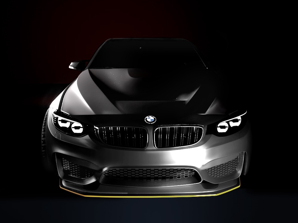 C4D汽车渲染练习-BMW_wiziho-站酷ZCOOL