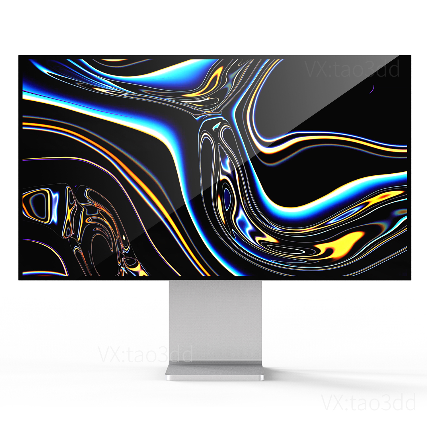 苹果台式电脑MAC PRO+显示器pro display XDR 3D模型_198精品3D模型-站酷ZCOOL
