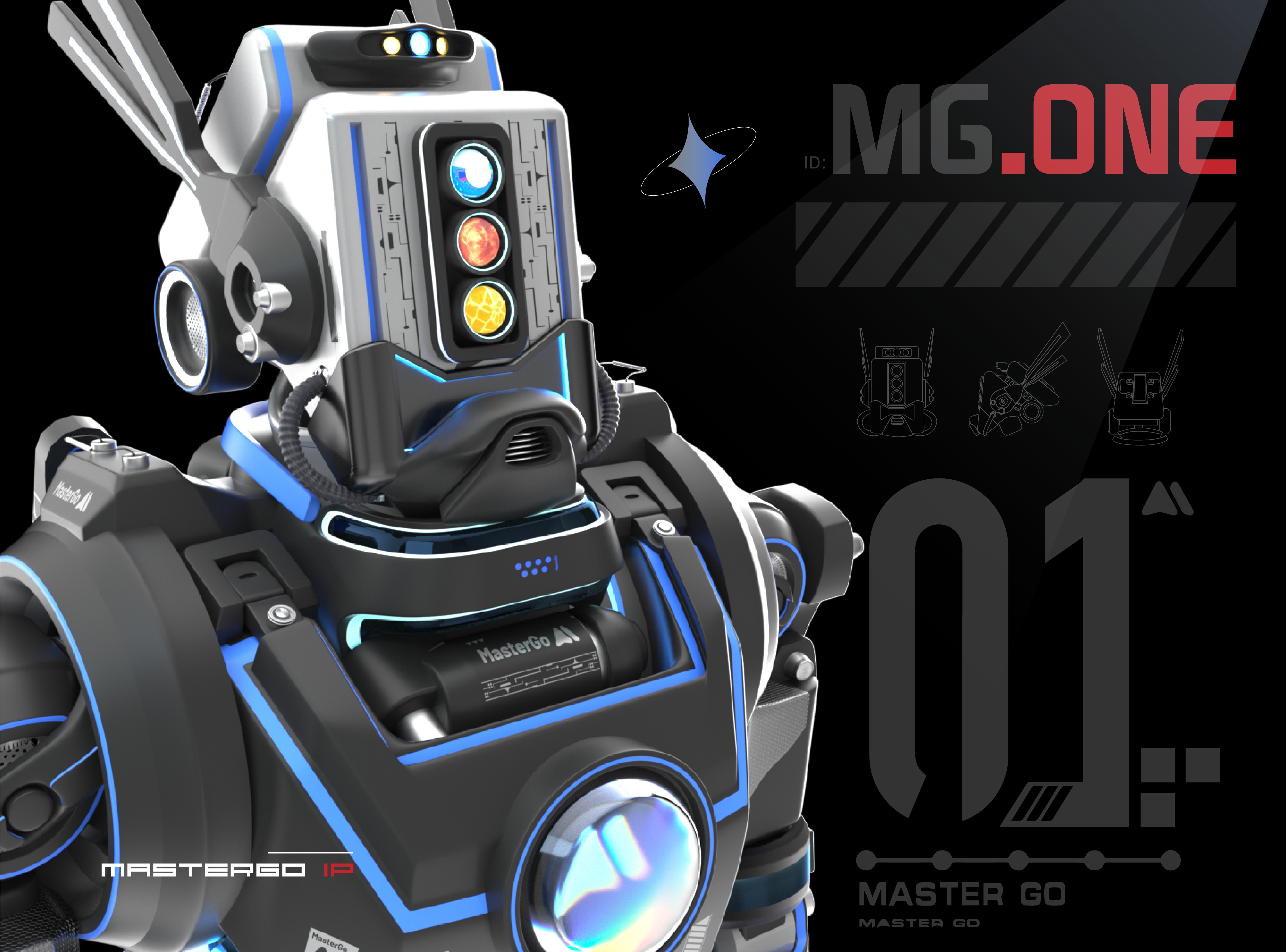 MasterGo IP形象设计-MG.ONE_昝智-站酷ZCOOL