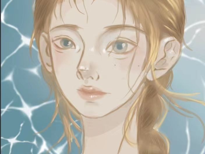 P1游泳的女孩.p2过年_小宸飞奶-站酷ZCOOL