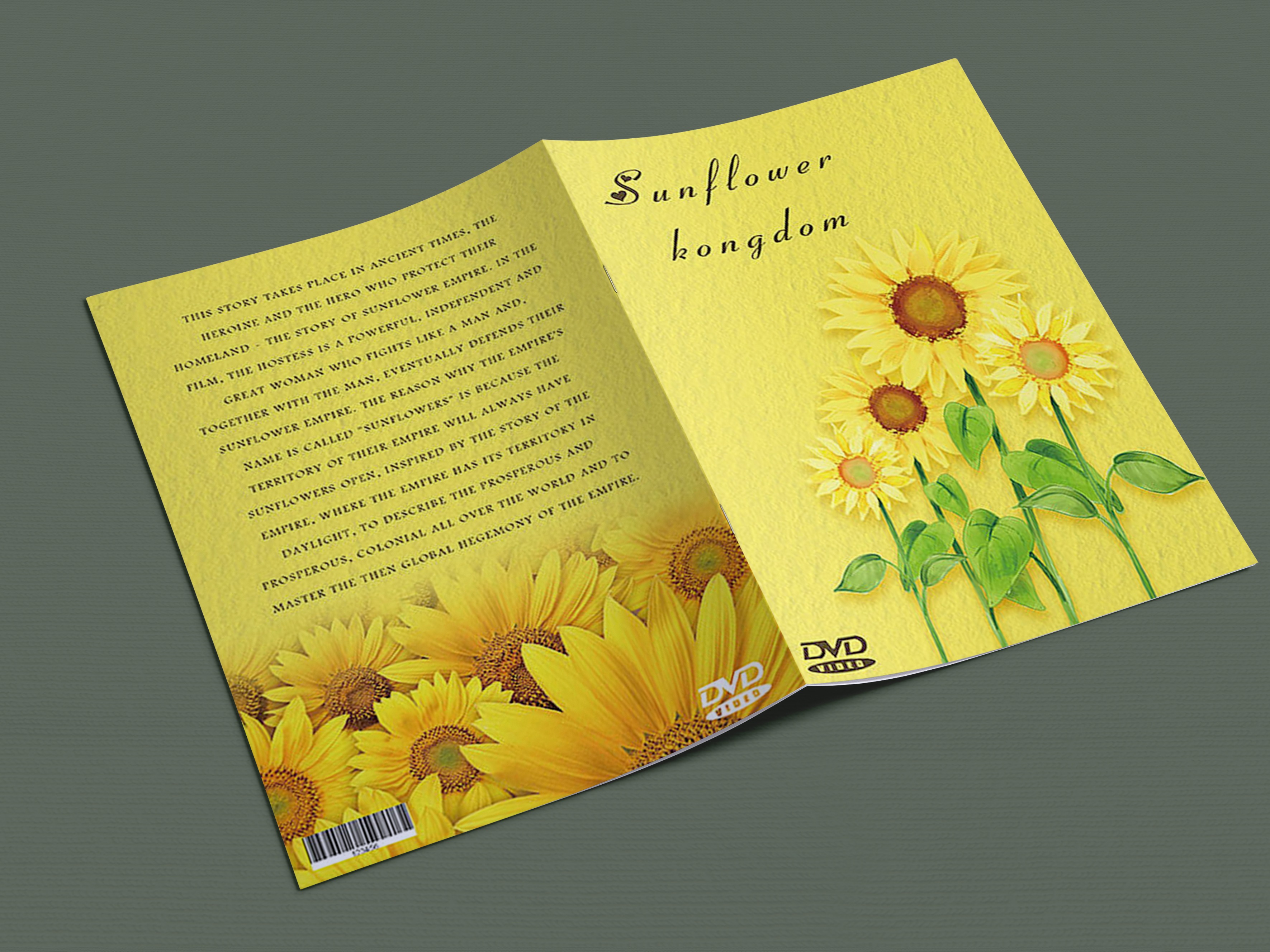 DVD封面向日葵_Ana米-站酷ZCOOL