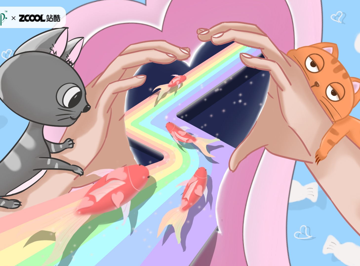 【心相印】缤纷锦上，心之所向_缃玄Camille-站酷ZCOOL