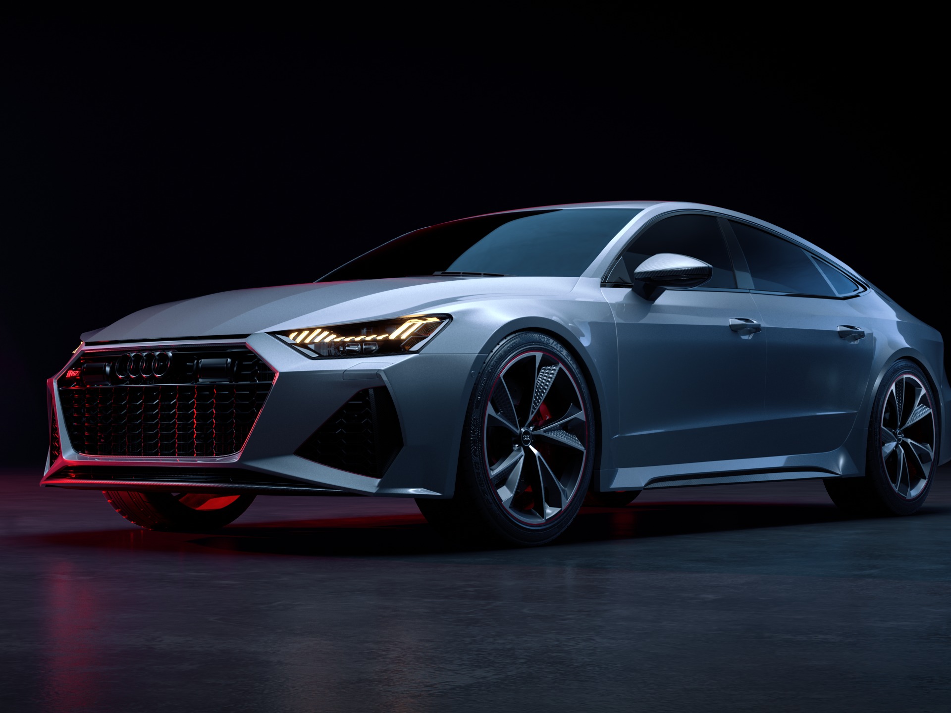 AUDI RS7 render_阿辉_-站酷ZCOOL