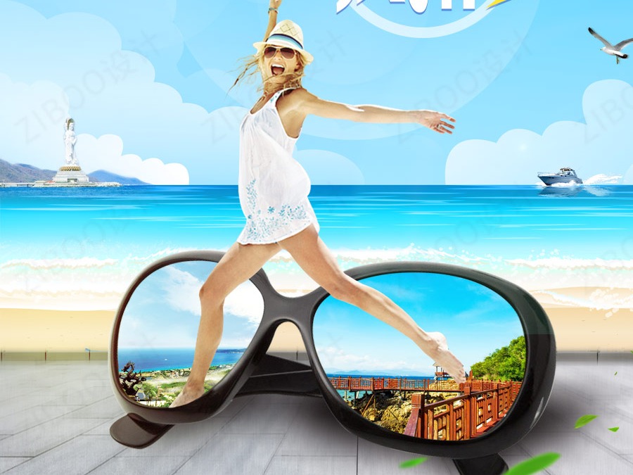 旅游详情页《海岸风情》_ZIBOO设计ZJ健-站酷ZCOOL