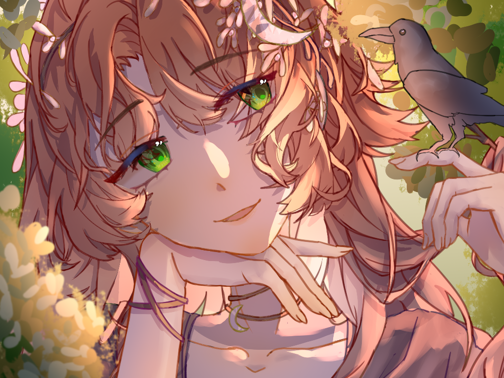 [重返未来1999槲寄生]画了很久的生贺图_杨愿晴-站酷ZCOOL