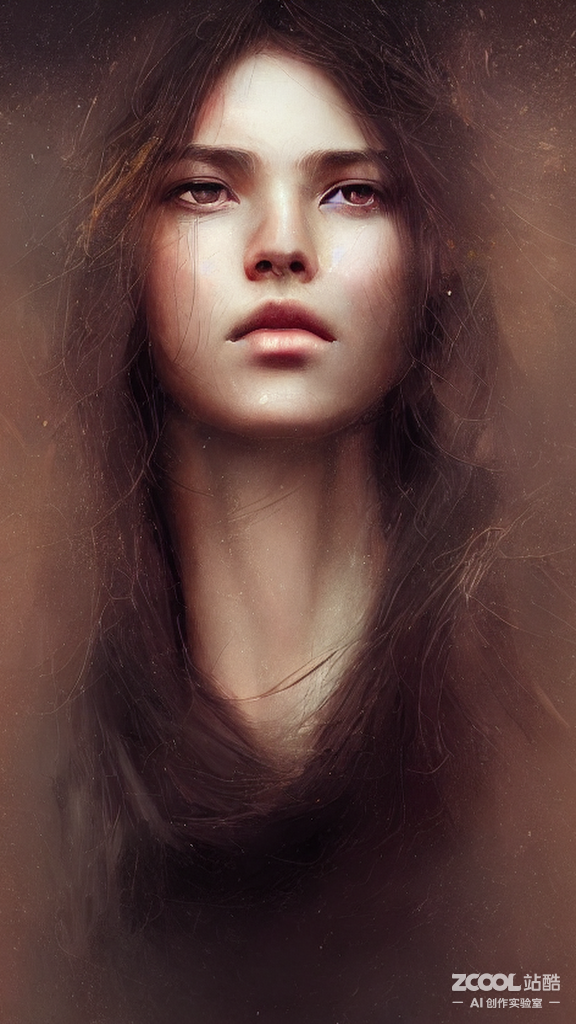 AI创作的美丽女孩_ttfs-站酷ZCOOL