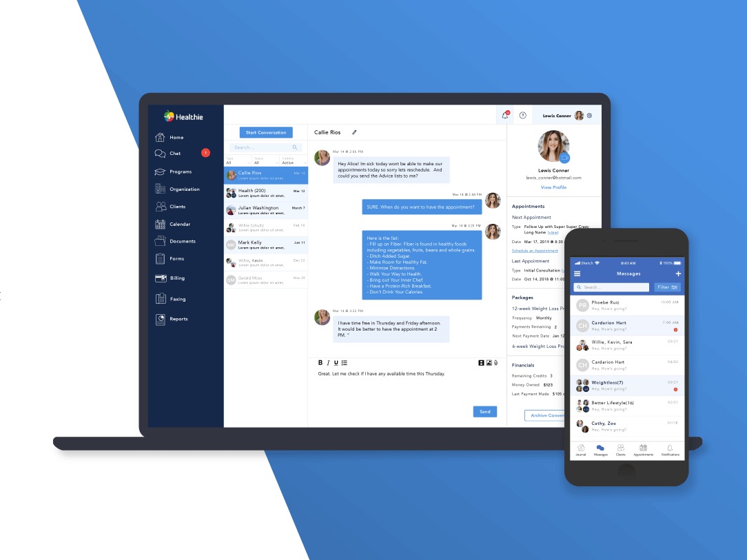 Healthie - Chat_luyaaaa-站酷ZCOOL