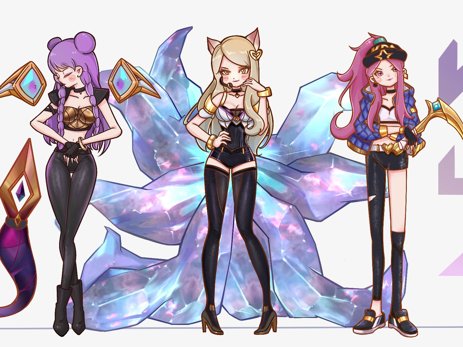 KDA女团_我不是黑猪-站酷ZCOOL