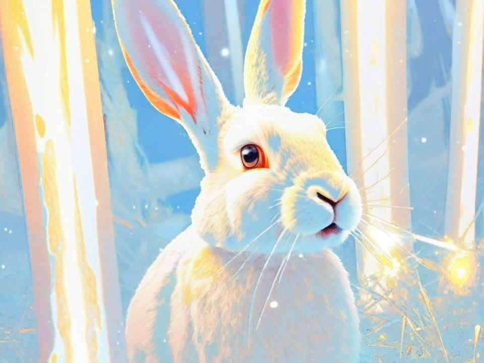 可爱的小白兔_Sunny老师-站酷ZCOOL