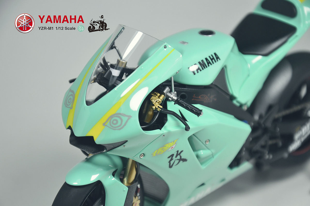 田宫 1:12 雅马哈YZR-M1_一夏南一-站酷ZCOOL