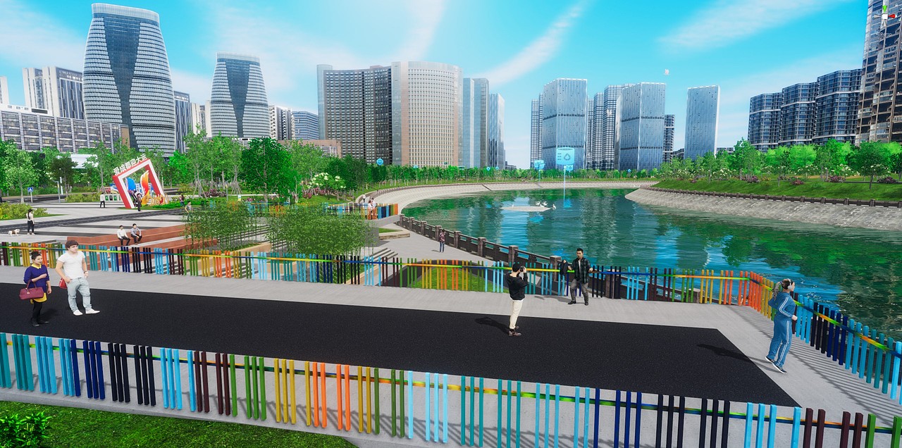 U3D与UE4 动景GIS视频融合项目 效果对比_天擎火-站酷ZCOOL