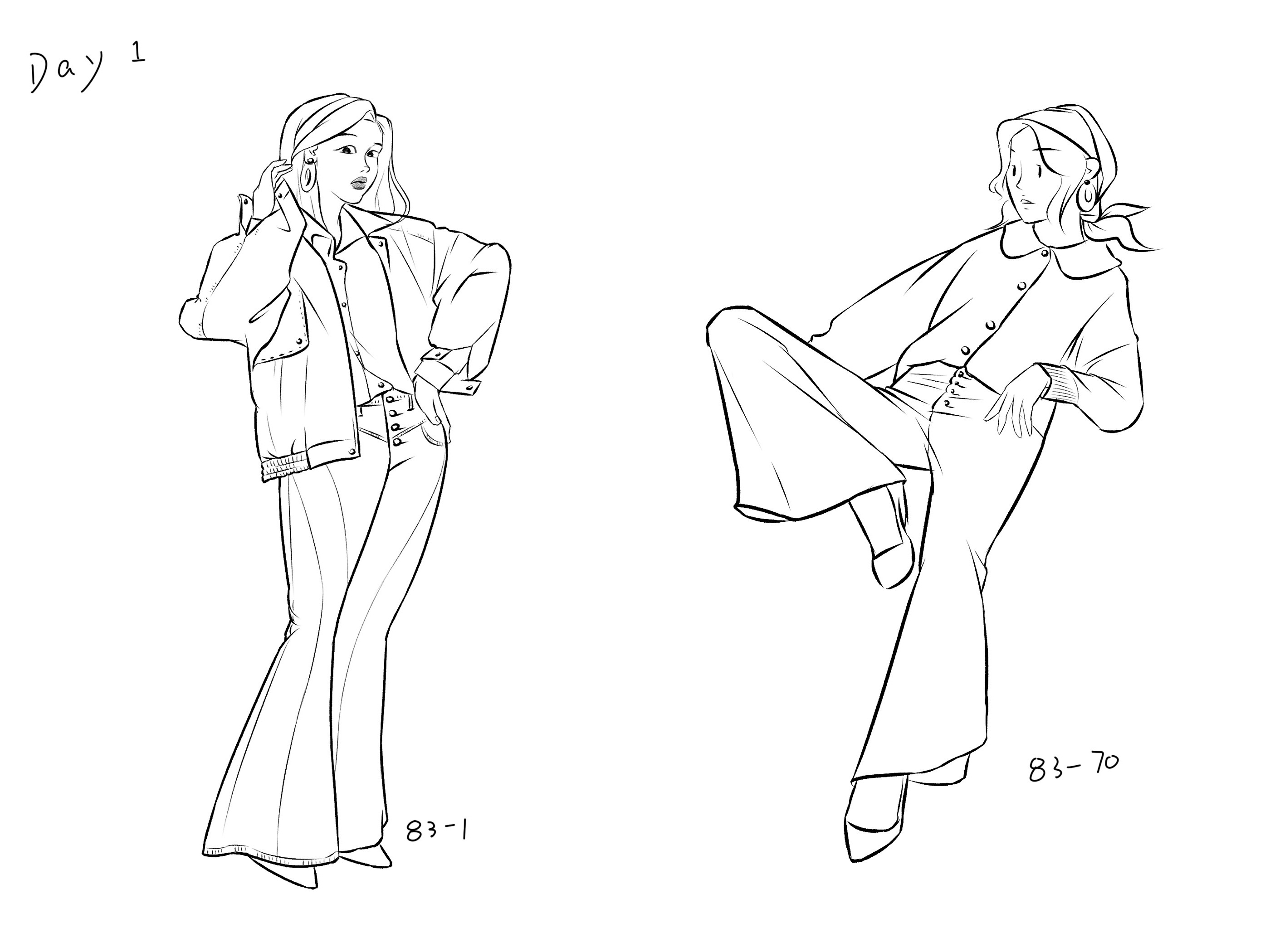 #速写60天挑战赛# day1 @速写班长_silk撕撕-站酷ZCOOL