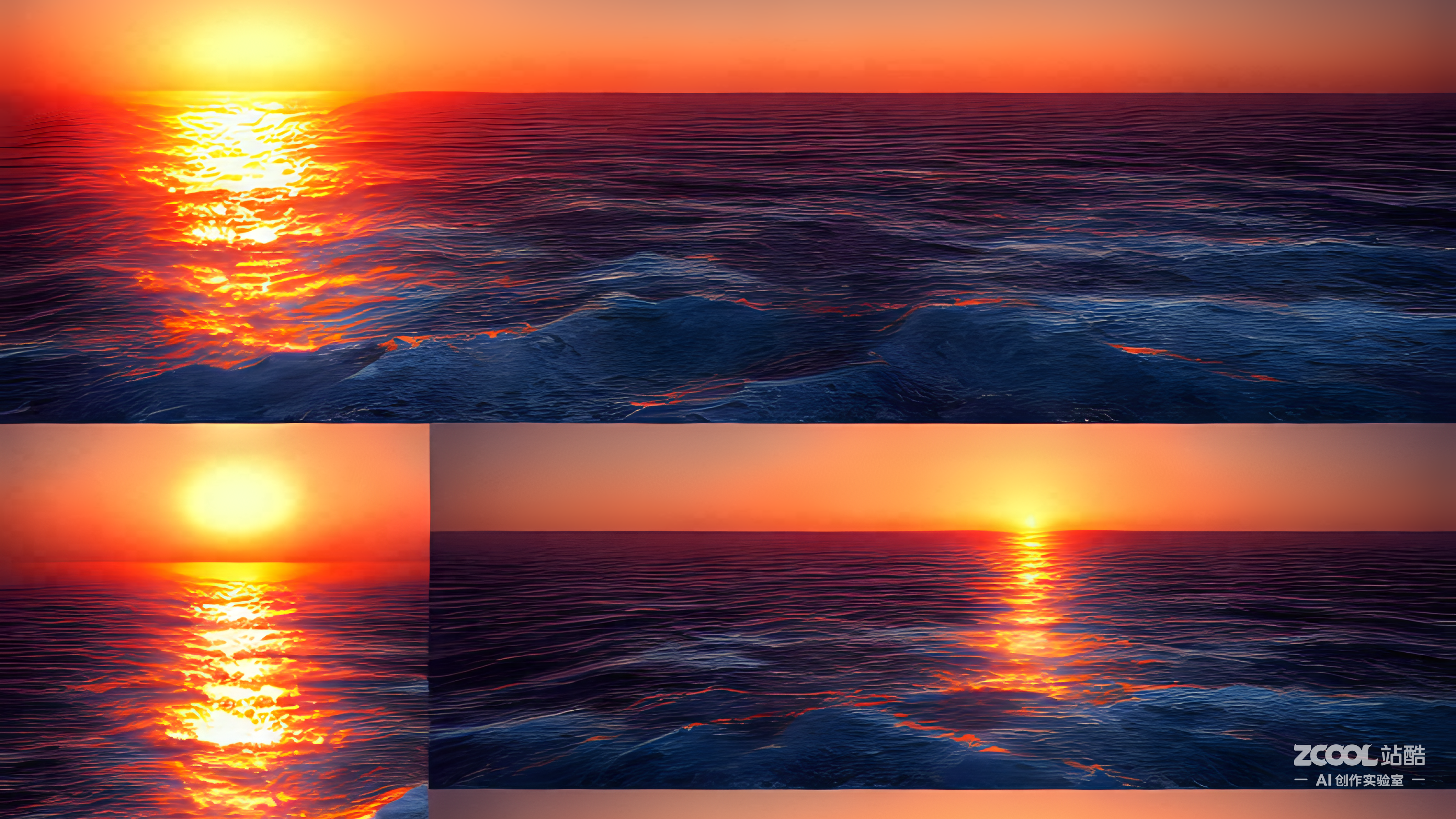 #AI创作实验室#《日出》_Aza阿萨-站酷ZCOOL