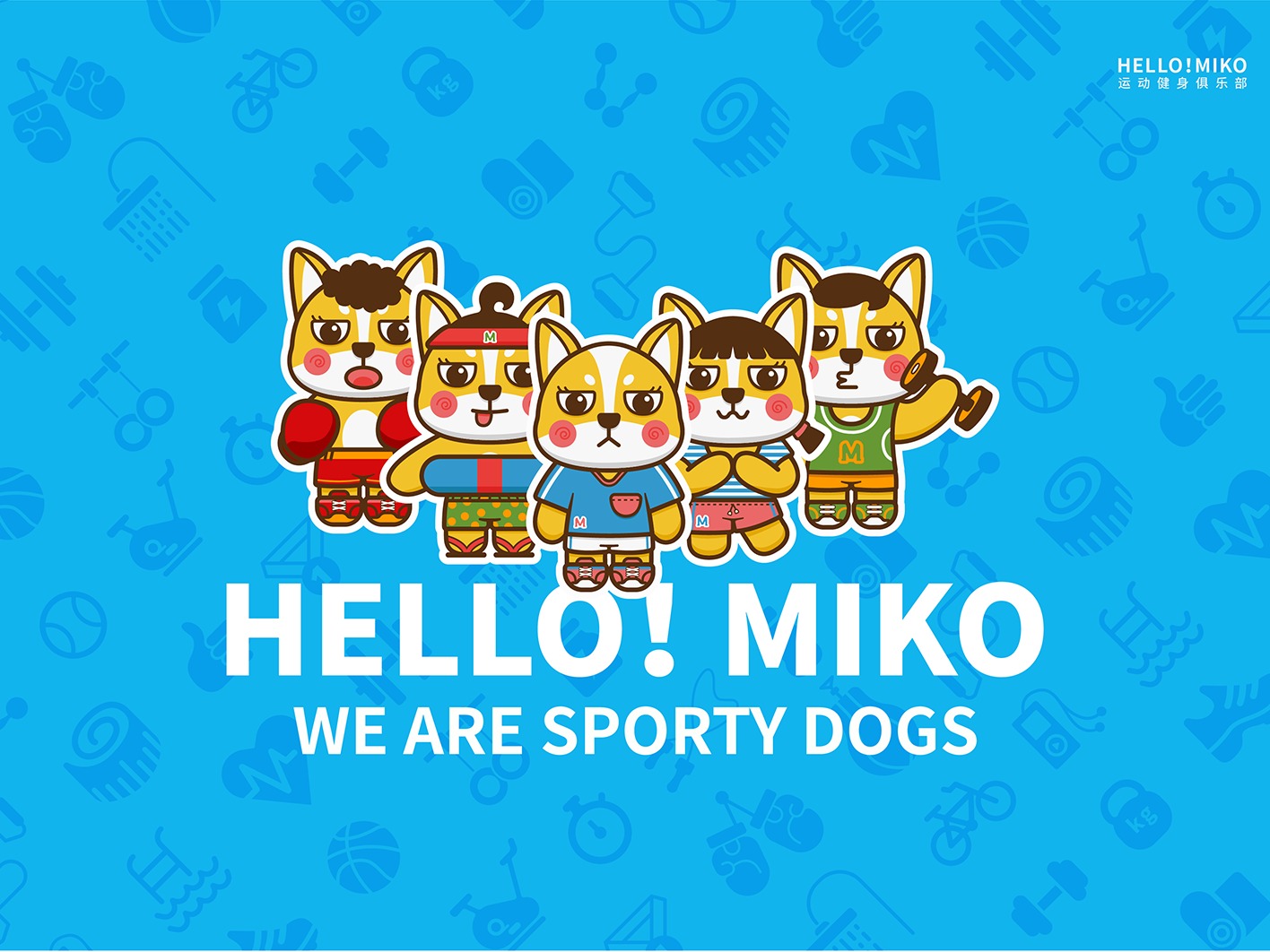 HELLO!MIKO 卡通插画品牌提案__周不高兴-站酷ZCOOL