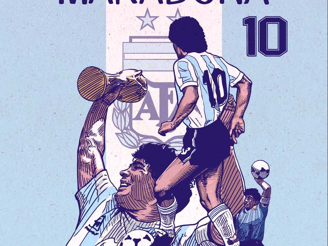 马拉多纳_彼乔Bjao-站酷ZCOOL