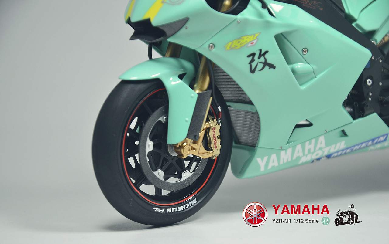 田宫 1:12 雅马哈YZR-M1_一夏南一-站酷ZCOOL