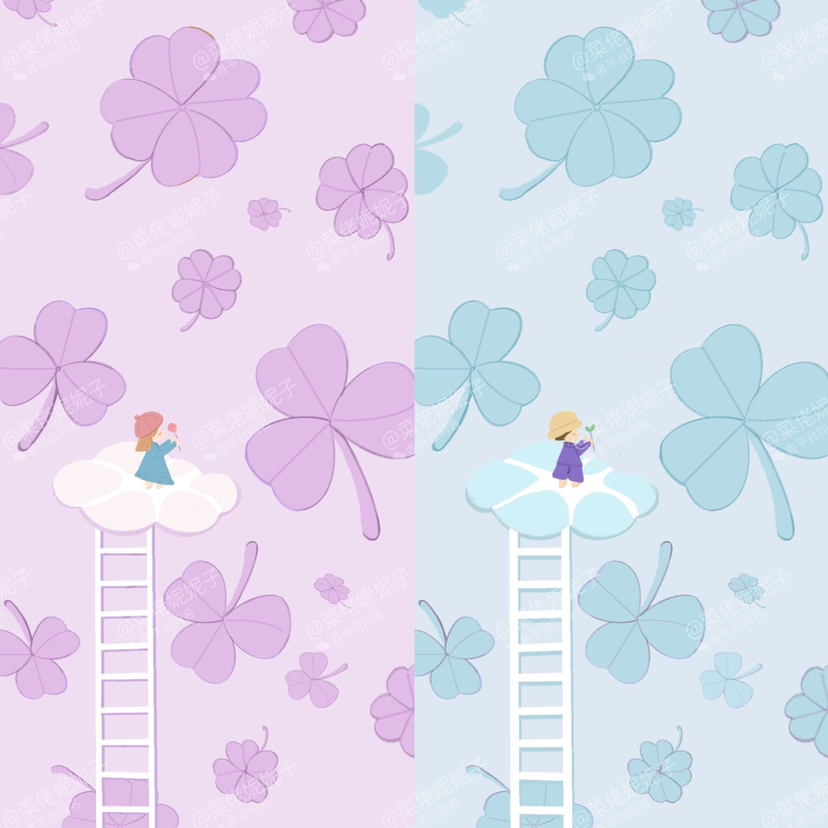 小清新情侣插画设计_菜佬妮妮子NICOLE-站酷ZCOOL