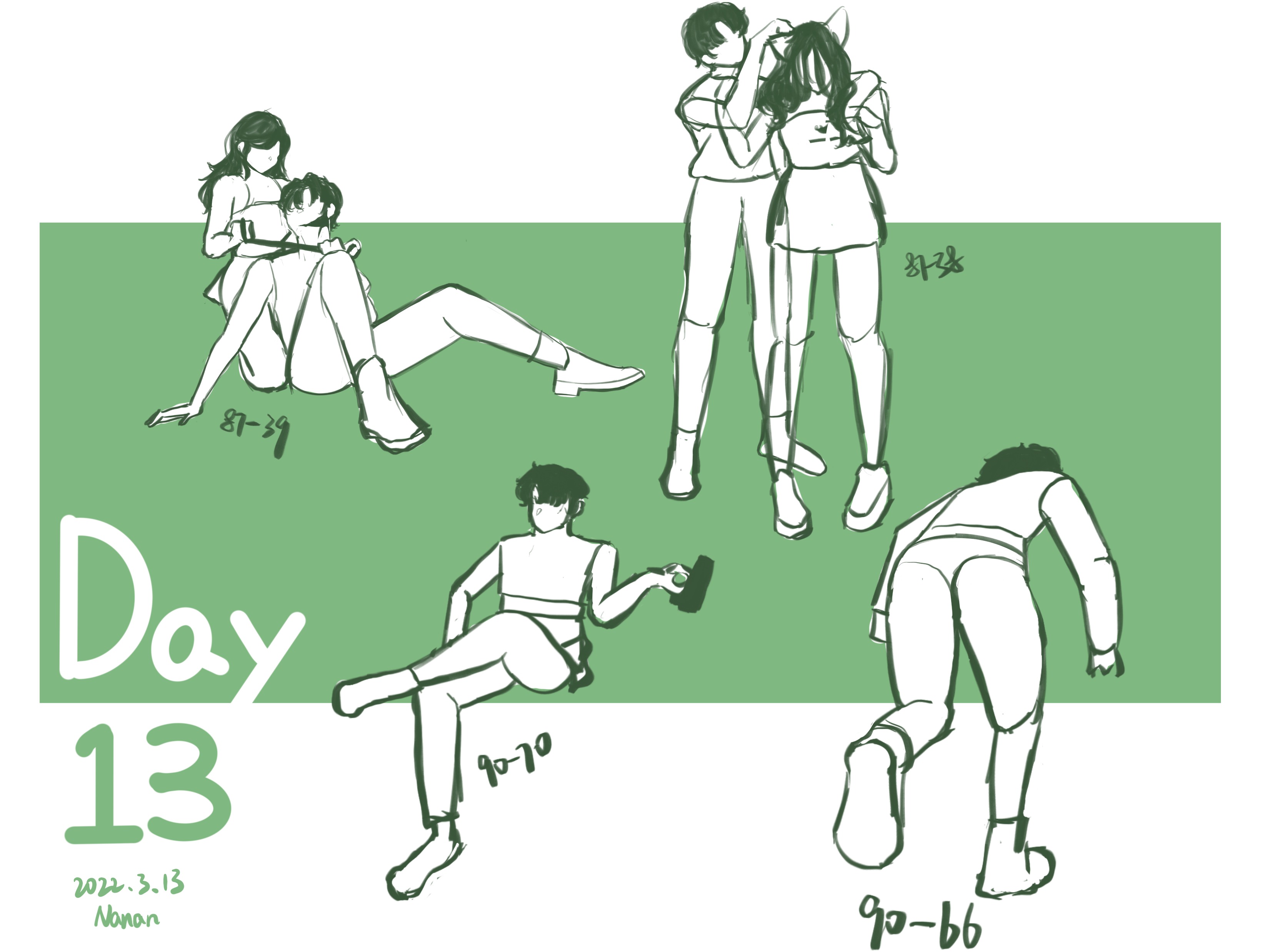 #速写60天挑战赛# Day13@速写班长 _林南安lin-站酷ZCOOL