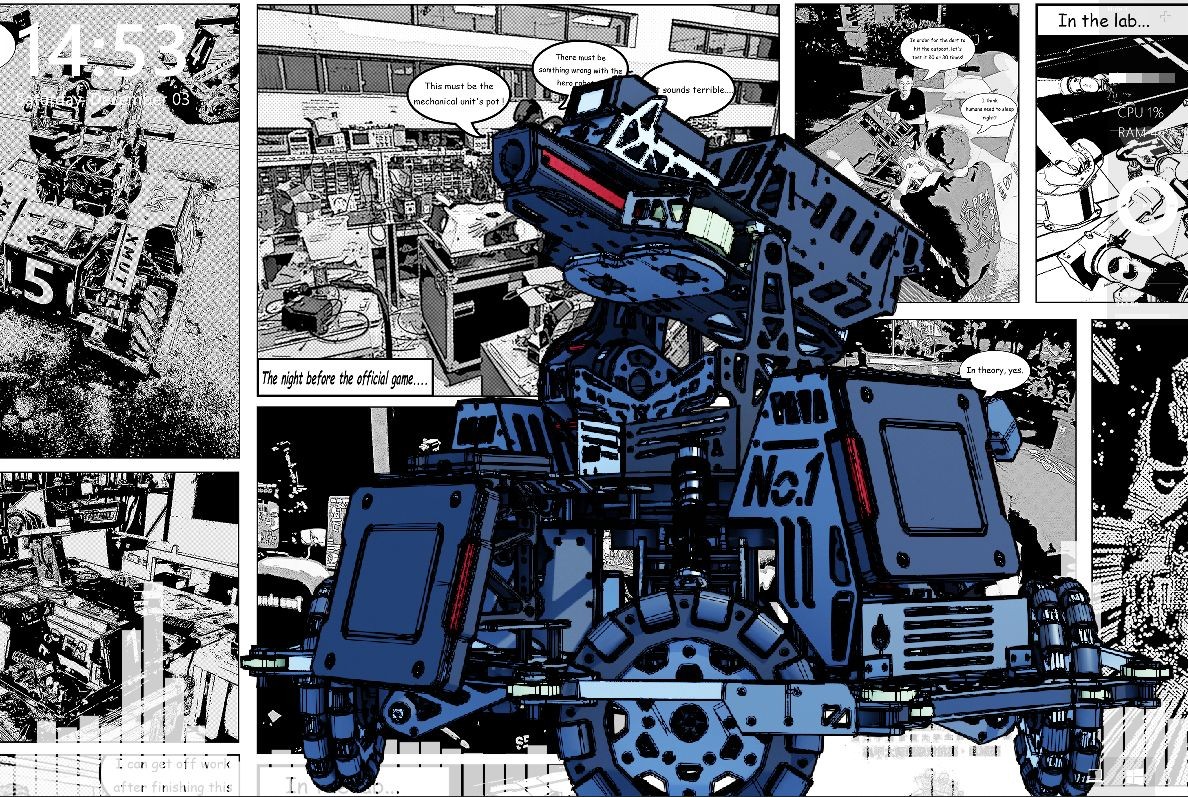 三渲二robomaster步兵机器人平面设计_Creeper07-站酷ZCOOL