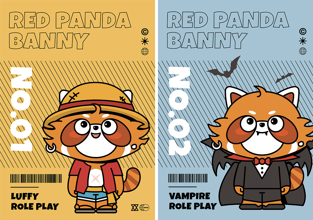 RED PANDA IP DESIGN |卡通IP形象设计_羊屁屁-站酷ZCOOL
